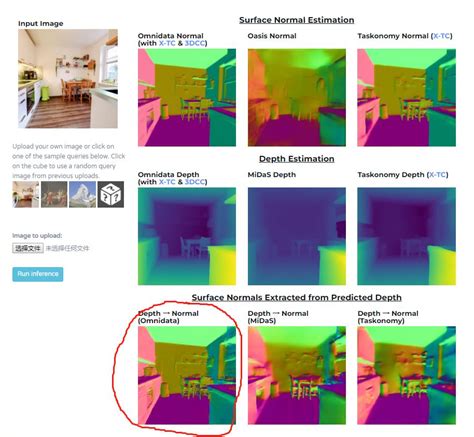 Surface Normal Model Issue EPFL VILAB Omnidata GitHub