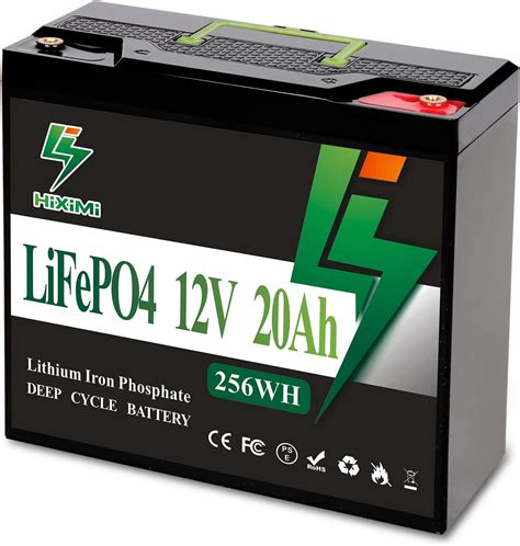 Amazon HiXiMi LiFePO4 Battery 12V 20Ah Lithium Iron Phosphate