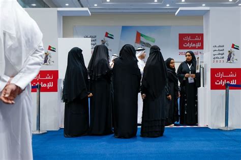 First Photos Voting For Uae Federal National Council Election Kicks
