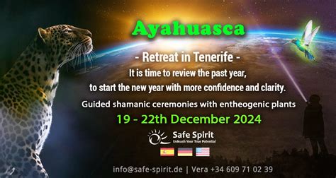 Unlock Your True Potential Last Ayahuasca Retreat Of 2024 In Tenerife