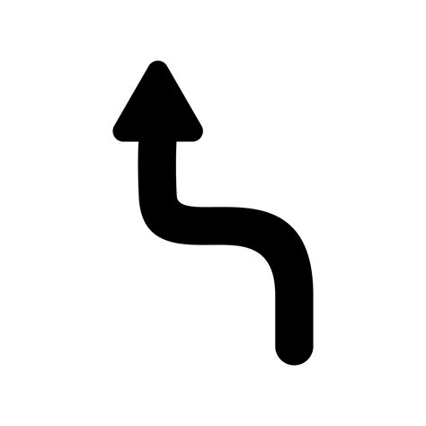 Mixed Arrow Bend Direction Sign Simple Vector For App Advertising Web
