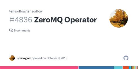 Zeromq Operator Issue Tensorflow Tensorflow Github