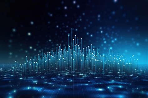 Premium Ai Image Generative Ai Stock Market Chart Lines Financial Graph On Technology Abstract