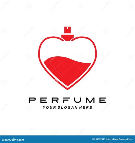 Luxury Perfume Bottle Logo Design Illustration For Cosmetics Beauty