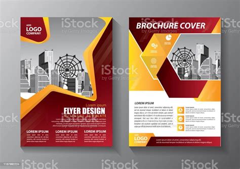 브로셔 디자인 현대적인 레이아웃 연례 보고서 포스터 화려한 삼각형a4의 전단지 기술 과학 밝은 배경의 시장을 위한 기하학적 모양 0명에 대한 스톡 벡터 아트 및 기타 이미지