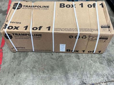 12ft Round Trampoline In Box Earls Auction Company