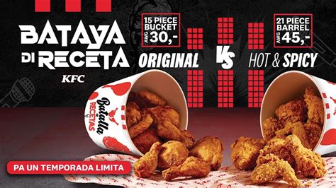Kfc Battle Of The Recipes Aruba Kfc Aruba E Bataya Di Receta Youtube