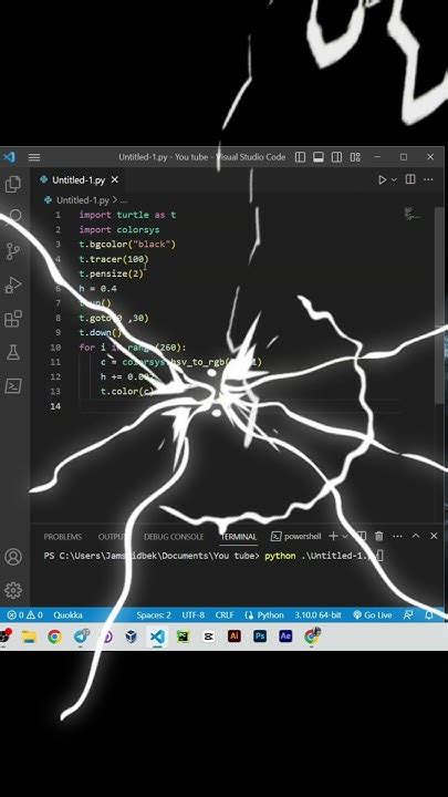 Python Turtle Graphics Graphicdesign Python Turtle Youtube