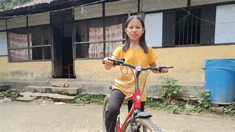 Cycling 16 Km To School Assam Girl Secures 4th Position In Class 10