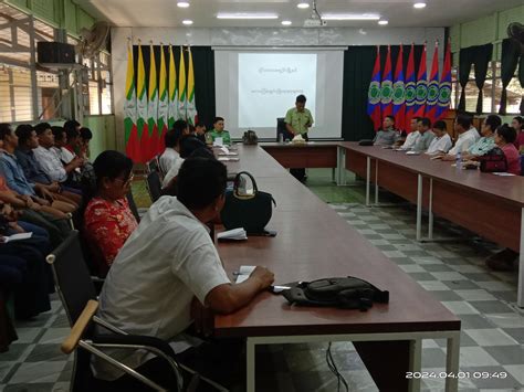 လှိုင်သာယာ အရှေ့ပိုင်း မြို့နယ်တွင် မြန်မာ့ရိုးရာမဟာသင်္ကြန်ပွဲတော် ကျင်းပနိုင်ရေး လုပ်ငန်းညှိန