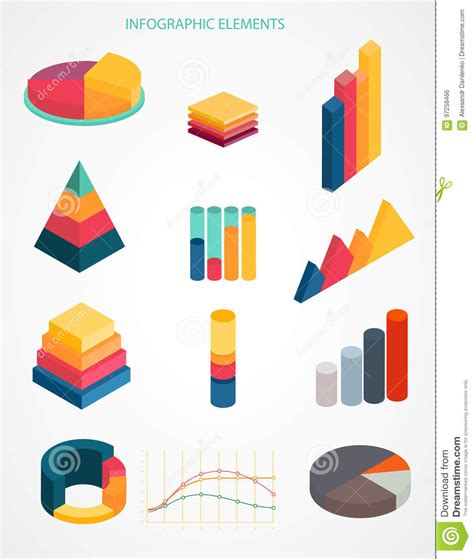 Financial Data Graph Chart Vector Illustration Stock Illustration Illustration Of Company