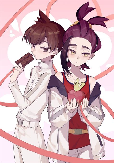 Kieran Florian And Applin Pokemon And 1 More Drawn By Kyuudenmikan
