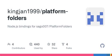 GitHub Kingjan1999 Platform Folders Node Js Bindings For Sago007