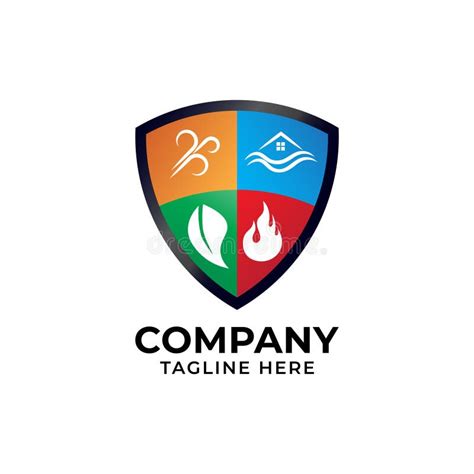 Environmental Company Logos Stock Vector Illustration Of Illustrated