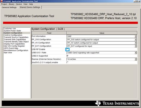 Tps Configuration Tool Ver Interface Forum