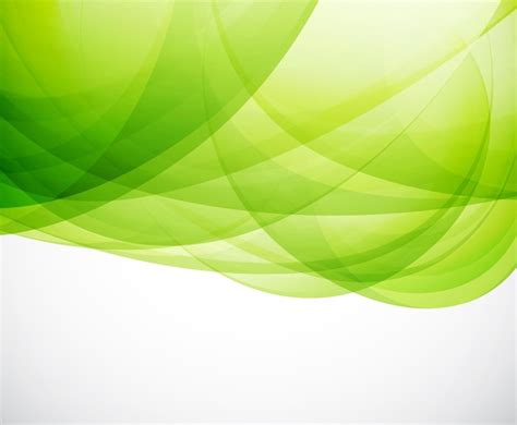 그린 에코 웨이브 프리미엄 벡터