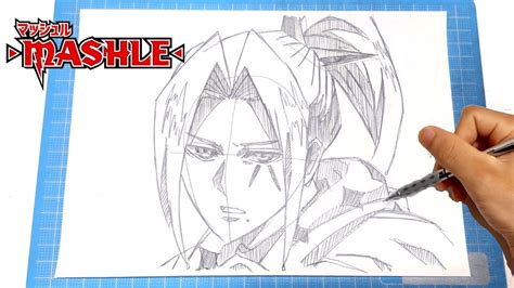 【イラスト】マッシュル Mashleライオ・グランツ 描き方！簡単なイラストの描き方！イラストメイキングdrawing Mashle