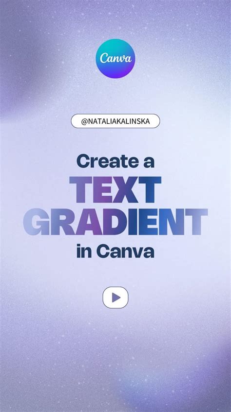 ⤵️ we can finally add gradients to text in canva save this post to