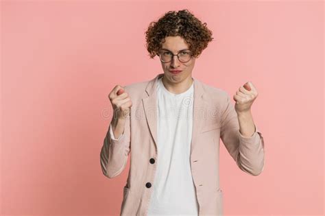 Greedy Avaricious Man Showing Fig Negative Gesture You Don T Get Anyway