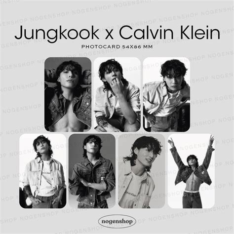 Jual Photocard Pc Bts Jungkook X Calvin Klein Fanmade Shopee Indonesia