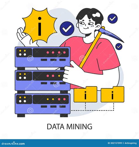 Data Mining An Expert Analyzing Servers For Valuable Insights Stock