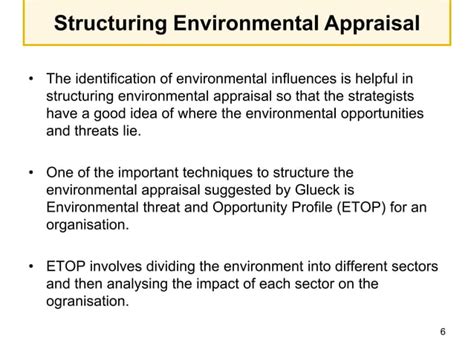 ETOP Environmental Threat And Opportunity Profile Ppt