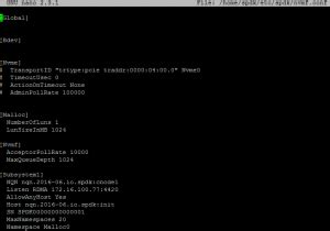 Linux NVMe OF Initiator Linux SPDK NVMe OF Target