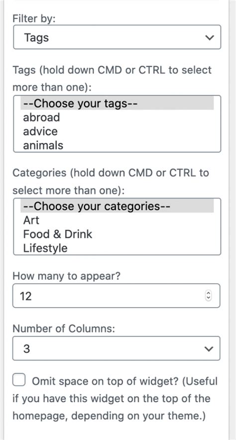 Portfolio Widget Little Theme Shop