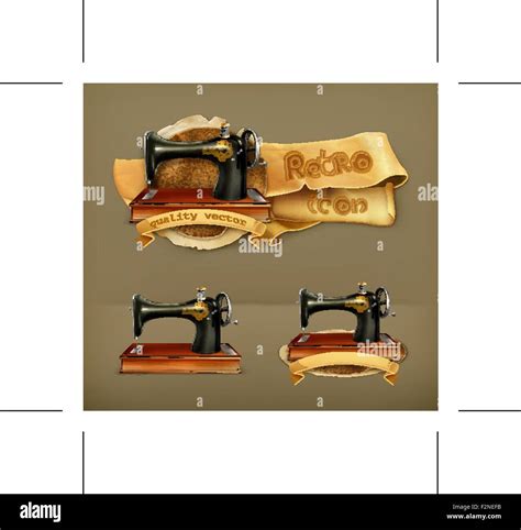 Sewing Machine Vector Icon Stock Vector Image And Art Alamy