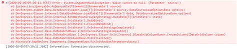 C How Can I Load Null Or Empty Collection In Devexpress Data Grid In