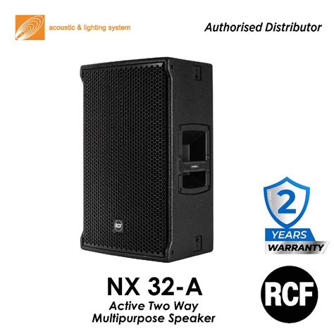 RCF NX A Active Two Way Multipurpose Speaker Shopee Malaysia