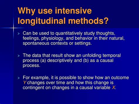 Ppt Introduction To Intensive Longitudinal Methods Powerpoint