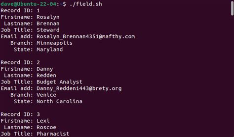 How To Parse Csv Data In Bash