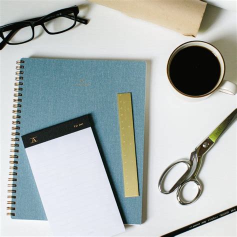 Appointed Notebook Chambray Blue Blue Squared Or Lined Notebook B5