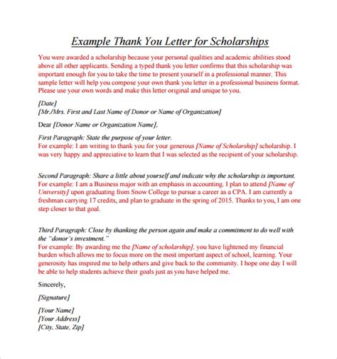Free 9 Sample Thank You Letter Formats In Pdf Ms Word
