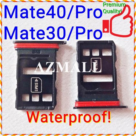 Colors NEW ORI Waterproof Dual SIM Card Tray Slot Holder For Huawei Mate Mate