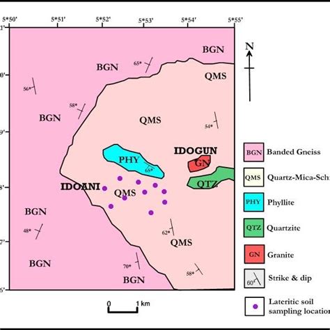 Generalized Geological Map Of Eastern Dahomey Basin In Ifon Okeluse Download Scientific Diagram
