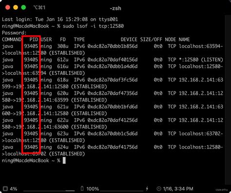 mac杀端口进程 端口占用 csdn博客