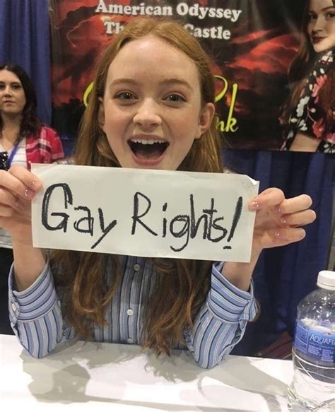 Gay Rights 😻🏳️‍🌈 Sadie Sink Stranger Things Quote Stranger Things