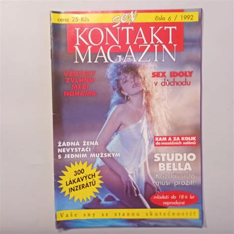 Starý Porno časopis Kontakt MagazÍn 19926 Aukro