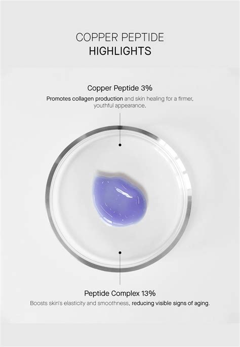 Copper Peptide Anti Aging 3 Pure Copper Peptide Treatment Thera