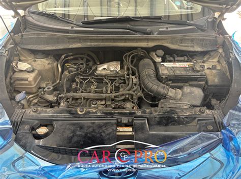 투싼ix 시동꺼짐으로 견인입고 타이밍체인교환 정비 정비갤러리 카프로샵