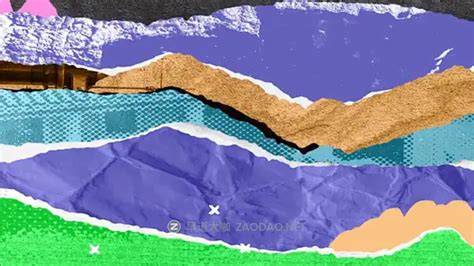 Pr模板 10组情绪化快闪拼贴定格动画撕纸拼贴转场视觉特效 Upbeat Collage Transitions插图5 花瓣网