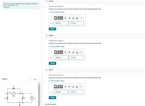Solved Solve For The Node Voltages Shown In The Figure Take
