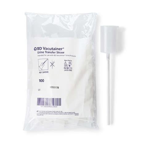 Bd Vacutainer® Urine Transfer Straw Suprememed
