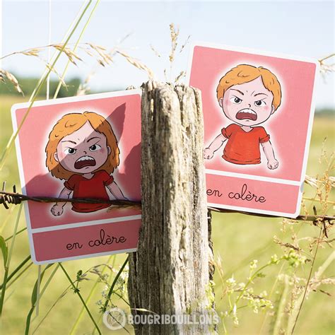 Les émotions Jeu de cartes Bougribouillons