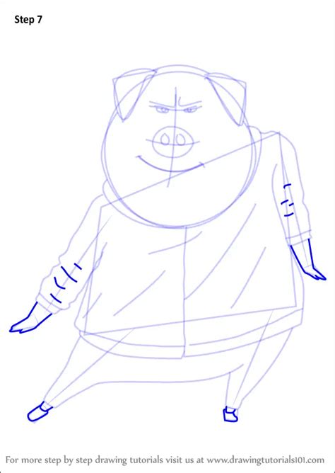 How To Draw Gunter From Sing Sing Step By Step
