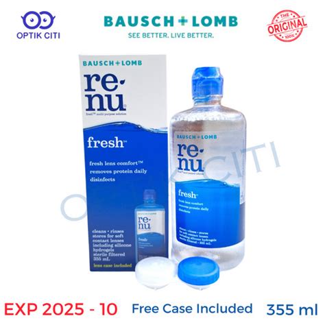 Promo Cairan Softlens Renu Fresh Multi Purpose Solution 355 Ml Original