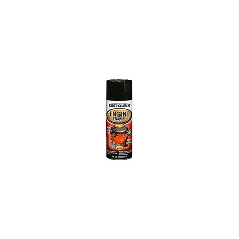 Rust Oleum Automotive Engine Enamel 12 Oz Spray Black Gloss