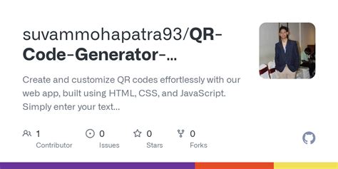 Github Suvammohapatra93qr Code Generator Frontend Create And